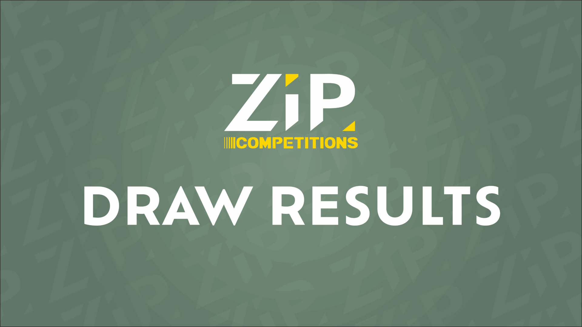 Draw Results - Zip Competitions